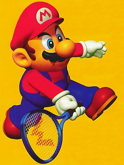 File:Mario Tennis 64 Mario w racket.png - Super Mario Wiki, the Mario ...