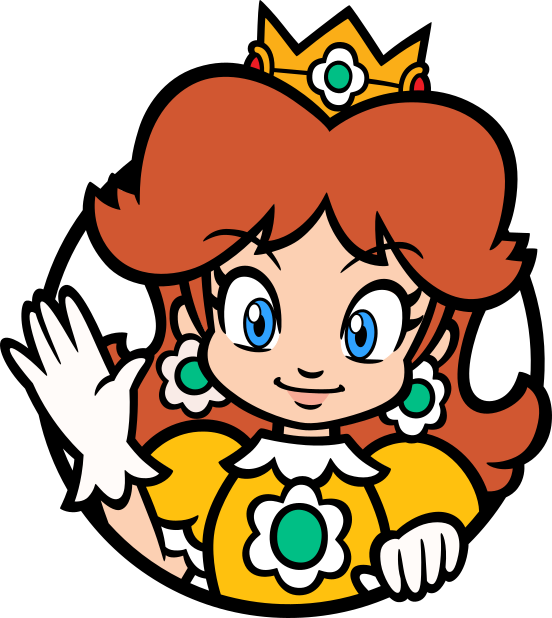 File:Daisy iconart.png - Super Mario Wiki, the Mario encyclopedia