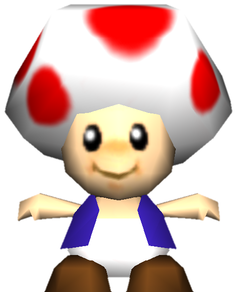 File:ToadModelSM64.png - Super Mario Wiki, the Mario encyclopedia