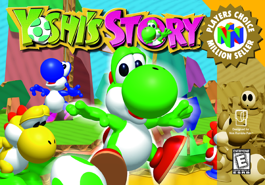 File:Yoshi's Story PC Box.png - Super Mario Wiki, the Mario encyclopedia