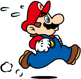 File:Mario (Running) - Super Mario Sticker.gif - Super Mario Wiki, the ...