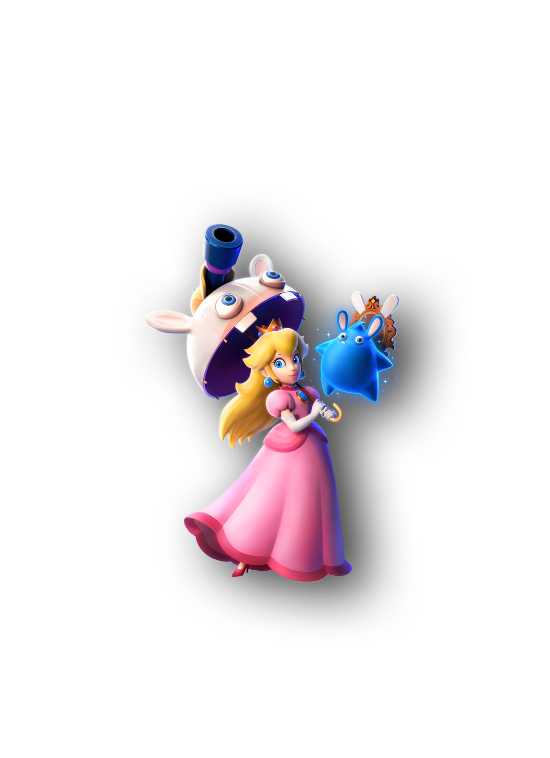 File:MRSOH Peach and Spark.png - Super Mario Wiki, the Mario encyclopedia