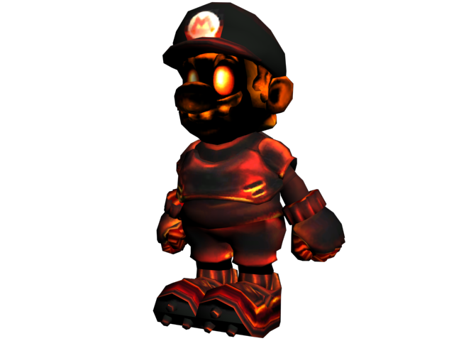 File:Fiery Metal Mario Model.png - Super Mario Wiki, the Mario encyclopedia