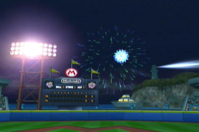 File:MSS Night Mario Stadium Fireworks.jpg - Super Mario Wiki, the ...