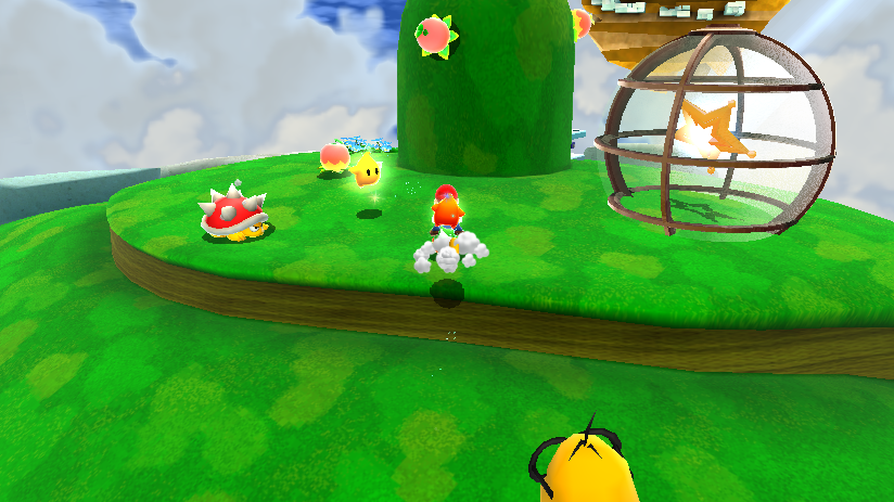 File:SMG2 Yoshi Star Launch Star.png - Super Mario Wiki, the Mario ...
