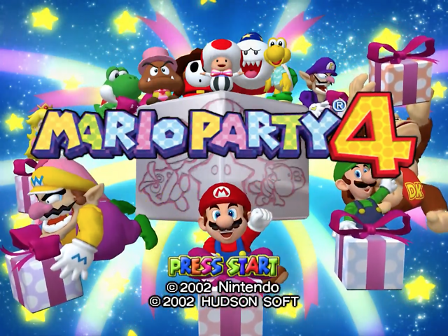 File:MP4 title screen.png - Super Mario Wiki, the Mario encyclopedia