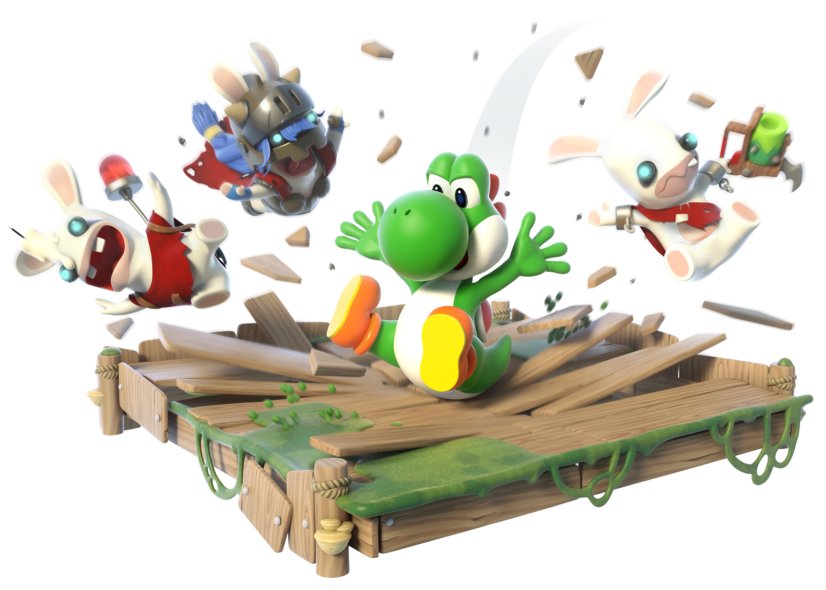 File:Yoshi n Rabbids.png - Super Mario Wiki, the Mario encyclopedia