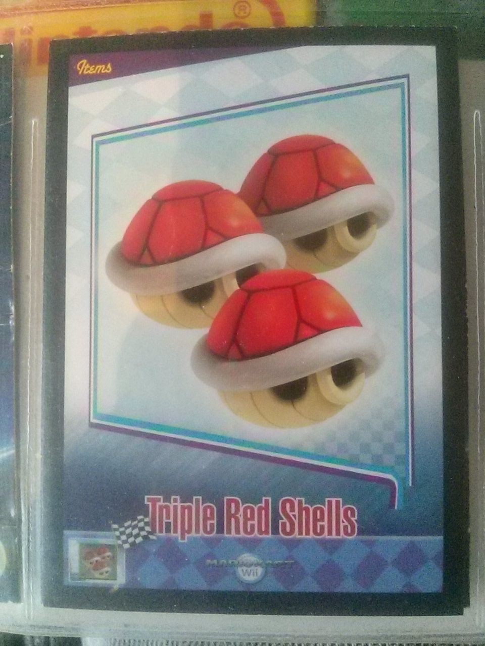 File:MKW Triple Red Shells Trading Card.jpg - Super Mario Wiki, the ...