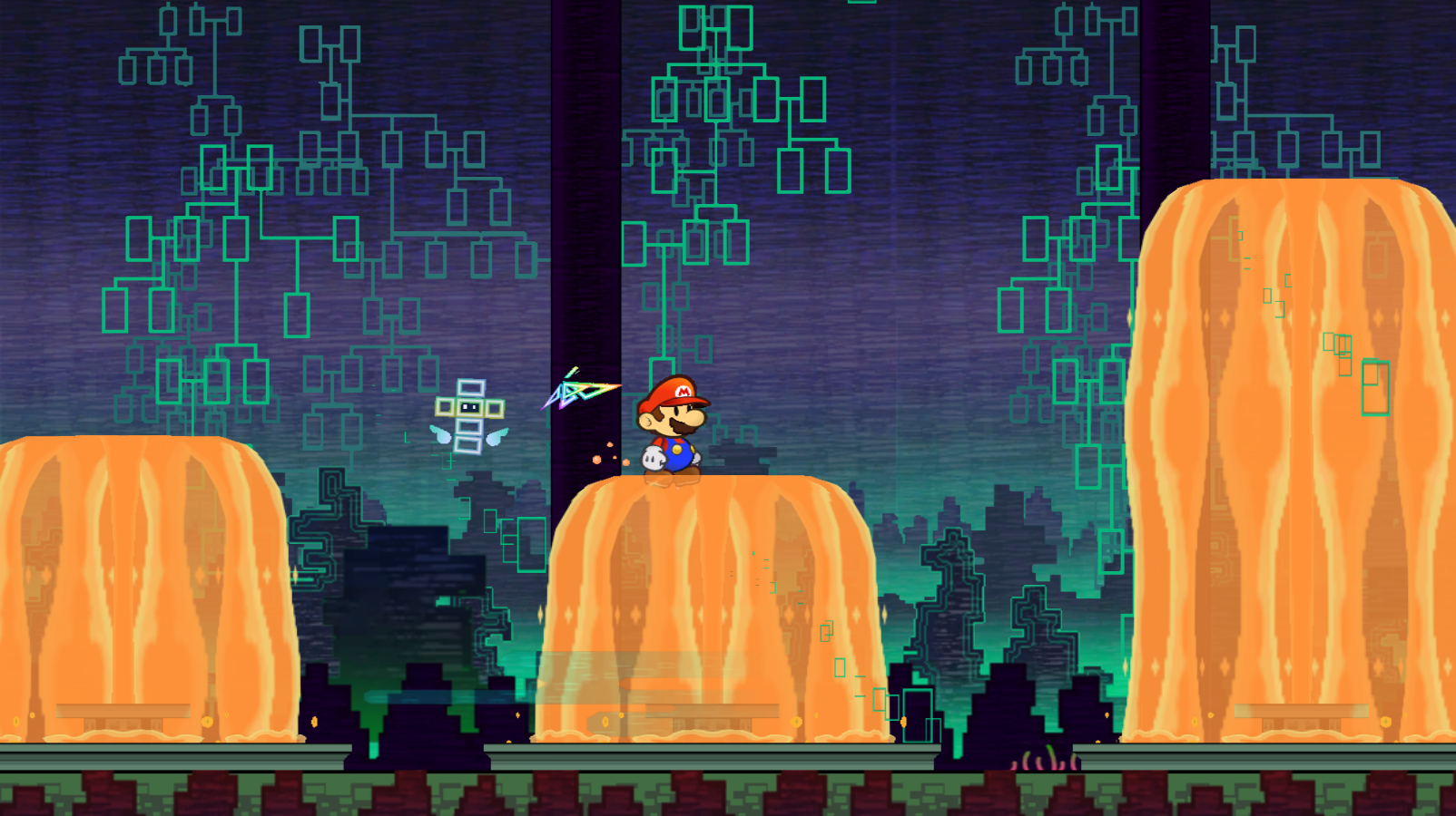 File:SPM Underwhere Geysers.png - Super Mario Wiki, the Mario encyclopedia