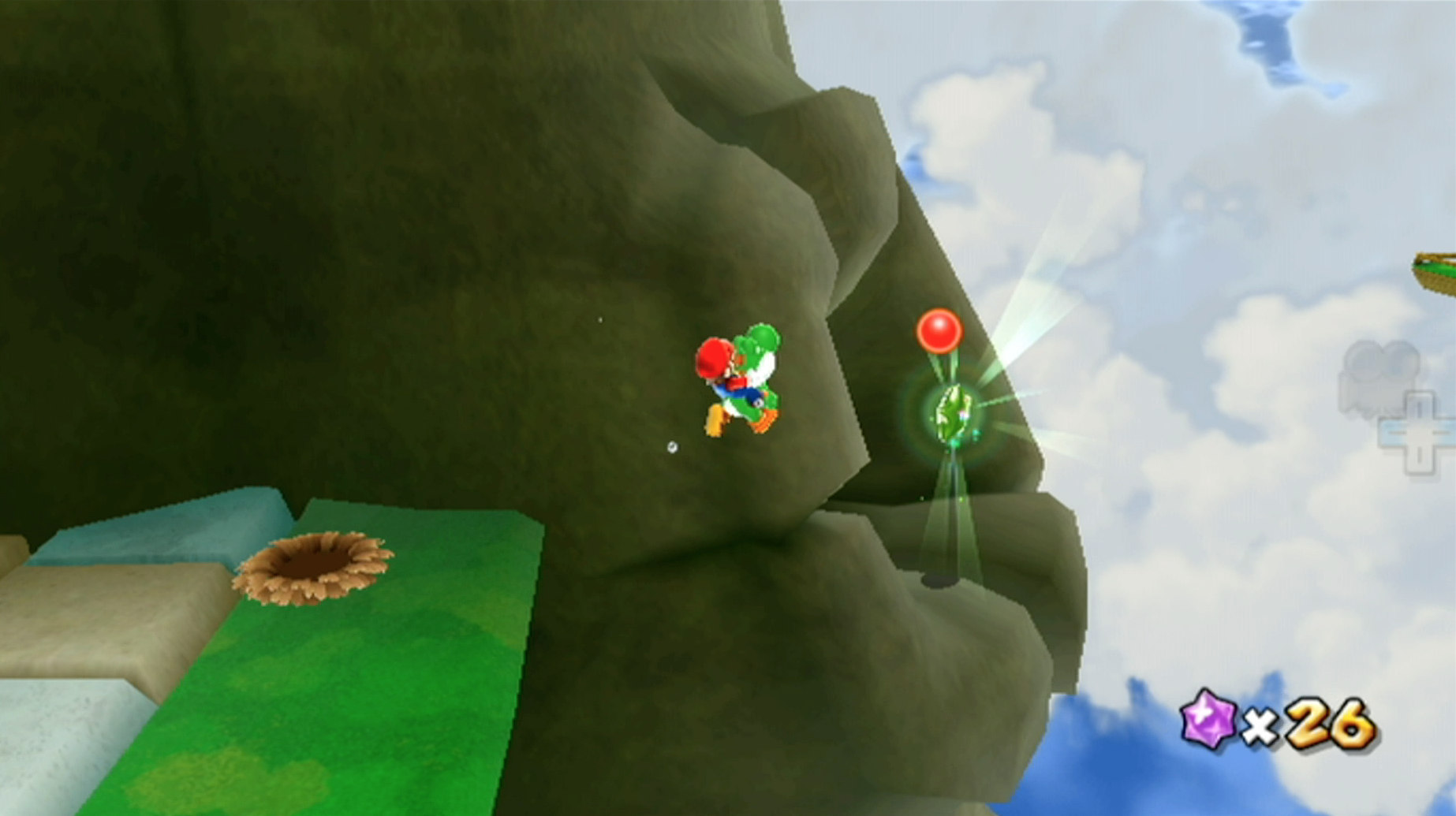 File:SMG2 Yoshi Star Green Star 2.png - Super Mario Wiki, the Mario ...