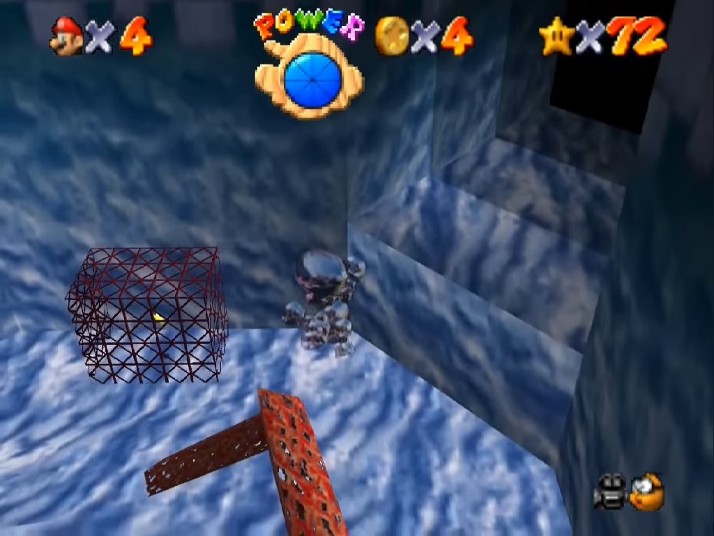 File:Metal Mario underwater.png - Super Mario Wiki, the Mario encyclopedia