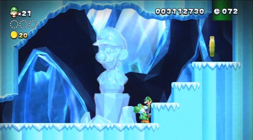 File:NSLU Fire and Ice Luigi Sighting.jpg - Super Mario Wiki, the Mario encyclopedia