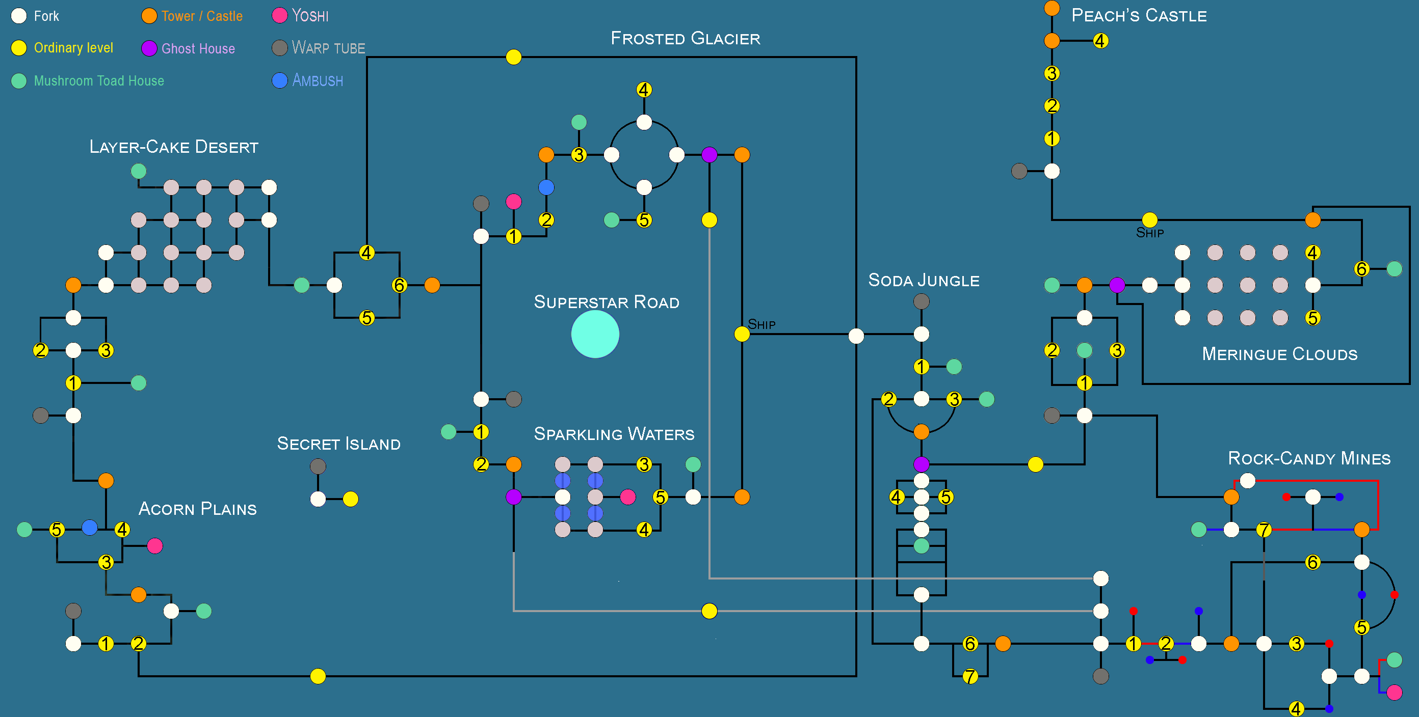 File:NSMBU Simple World Map.png - Super Mario Wiki, the Mario encyclopedia