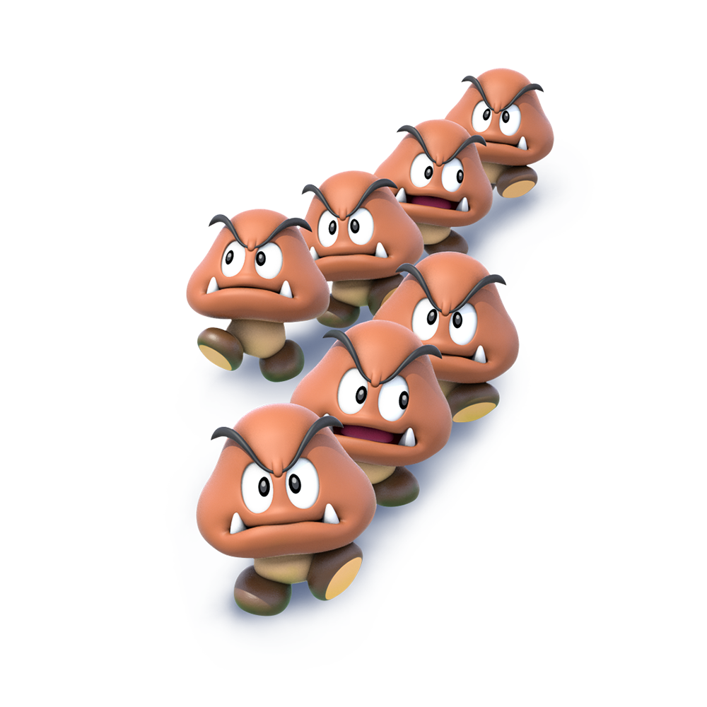 File:Goombas - MarioPartyStarRush.png - Super Mario Wiki, the Mario ...