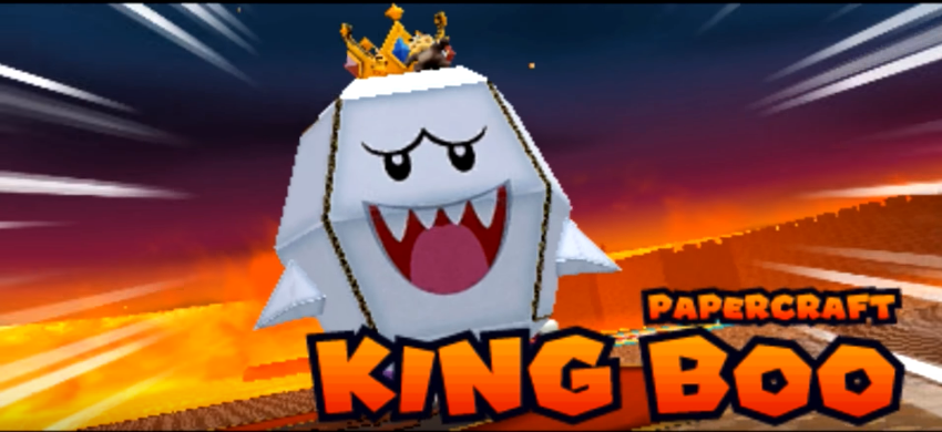 File:King Boo Papercraft.png - Super Mario Wiki, the Mario encyclopedia