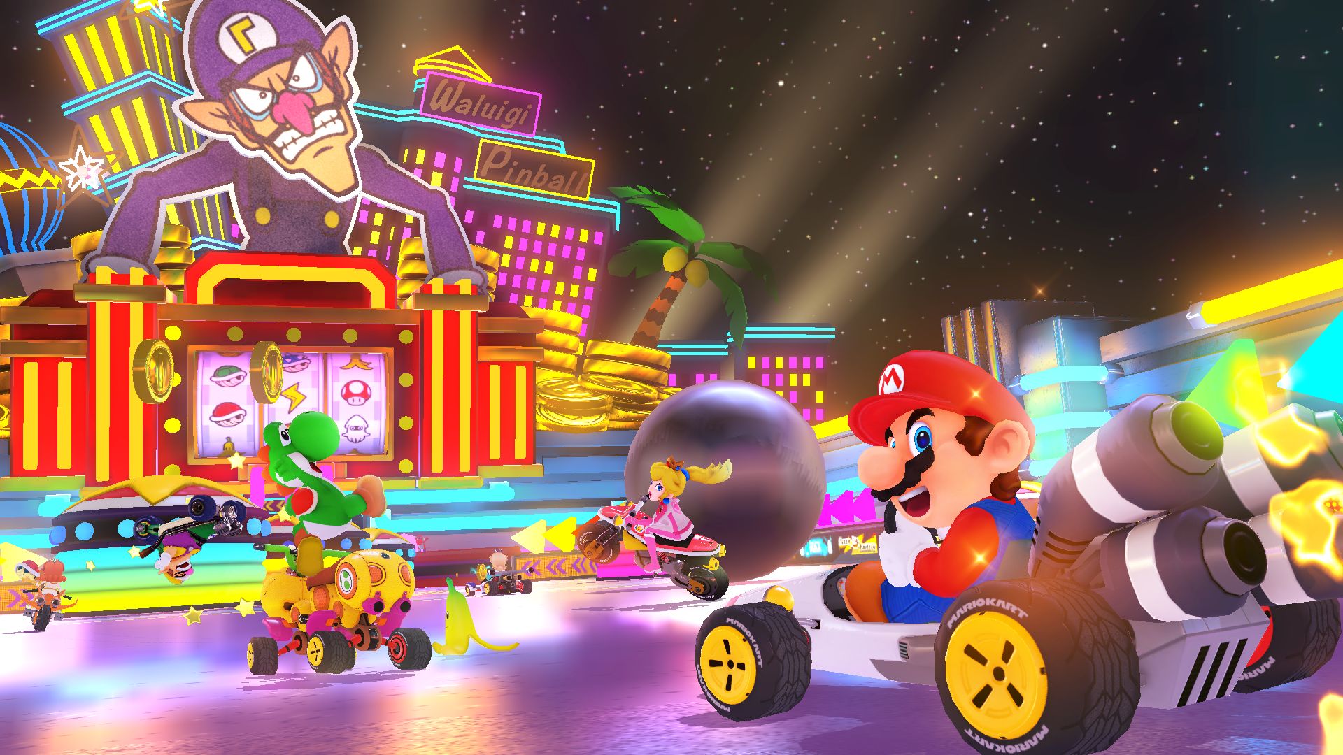 File:MK8WaluigiPinball2.jpg - Super Mario Wiki, the Mario encyclopedia