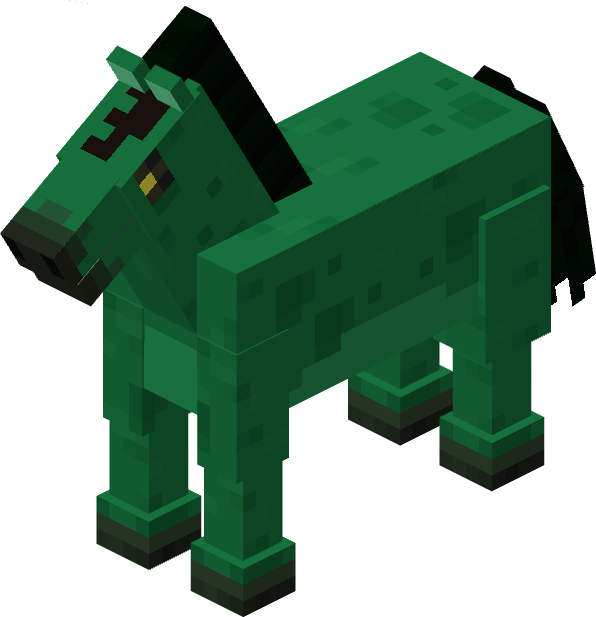File:Minecraft Mario Mash-Up Zombie Horse Old Render.png - Super Mario ...