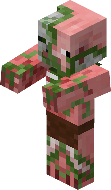 File:Minecraft Zombie Pigman.png - Super Mario Wiki, the Mario encyclopedia