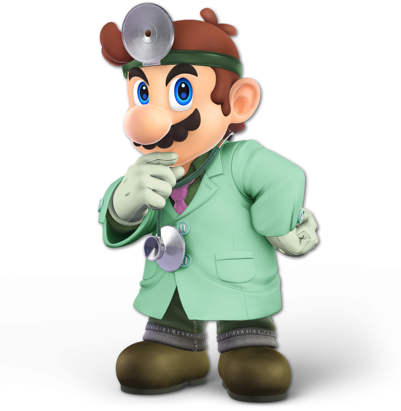 File:Dr. Mario Green SSBU.png - Super Mario Wiki, the Mario encyclopedia
