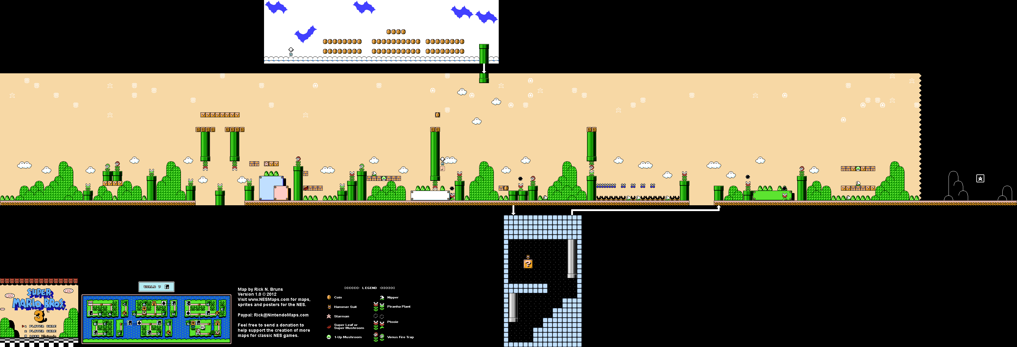 File:SMB3 World 7-8 Map.png - Super Mario Wiki, the Mario encyclopedia