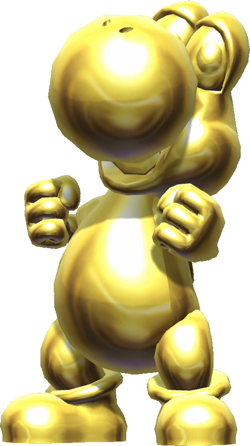 File:MP9 StepItUp GoldStatue Yoshi.png - Super Mario Wiki, the Mario ...