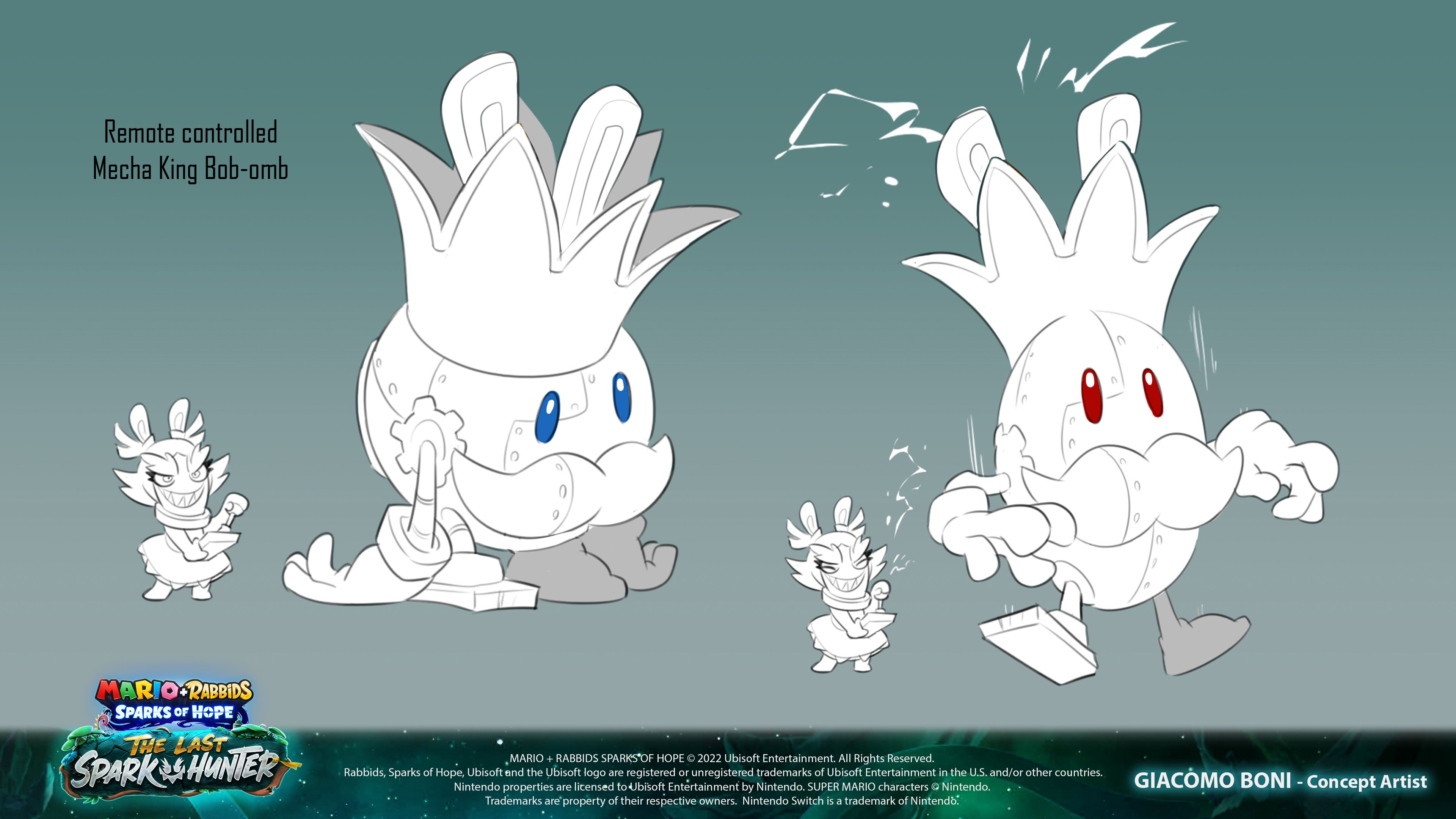 File:MRSOH Proto Mecha King Bob-omb concept art 2.jpg - Super Mario ...