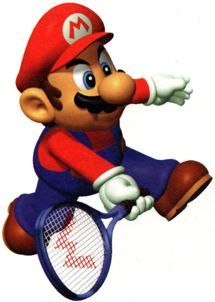 File:Mario Tennis 64 Mario w racket.png - Super Mario Wiki, the Mario ...
