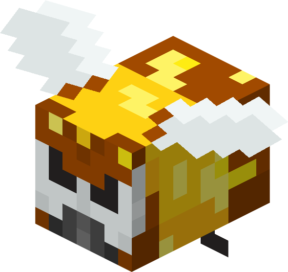 File:Minecraft Mario Mash-Up Bee Pollen Render.png - Super Mario Wiki ...