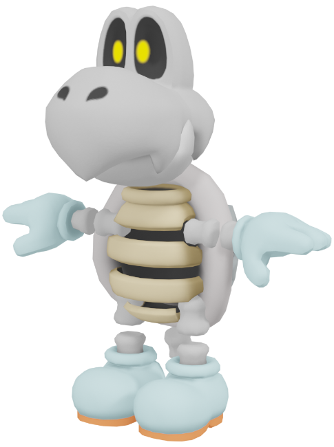 File:SMBWDryBonesModel.png - Super Mario Wiki, the Mario encyclopedia
