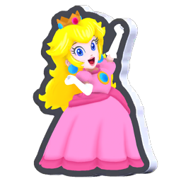 File:Standee Posing Peach.png - Super Mario Wiki, the Mario encyclopedia