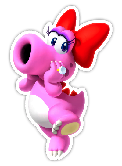 File:Birdo Sticker.png - Super Mario Wiki, the Mario encyclopedia