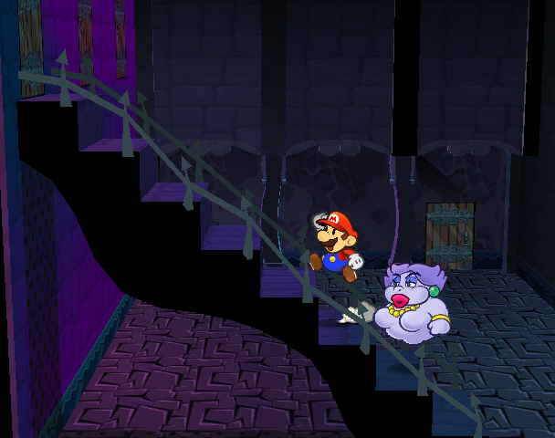 File:PMTTYD Creepy Steeple Moving Staircase.png - Super Mario Wiki, the ...