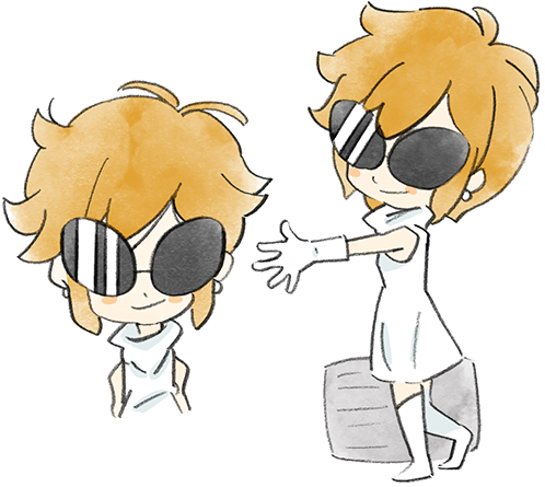 Safebooru - 1girl alien briefcase brown hair dress earrings gloves ...