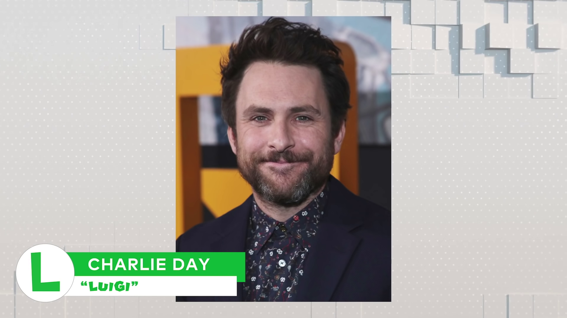File:Charlie Day as Luigi.png - Super Mario Wiki, the Mario encyclopedia