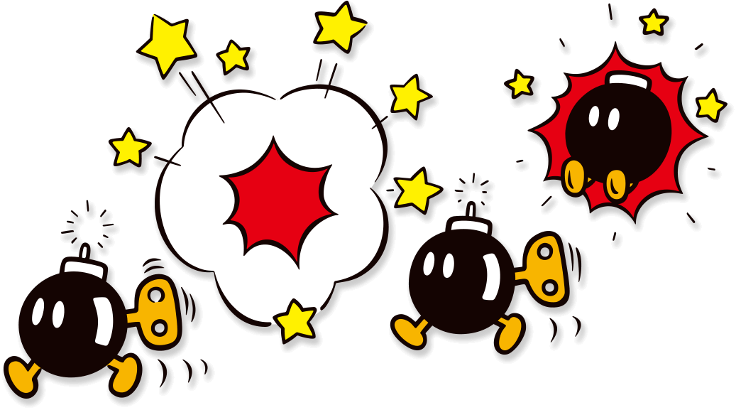 File:SMB3 F40A Bobombs Artwork.png - Super Mario Wiki, the Mario encyclopedia