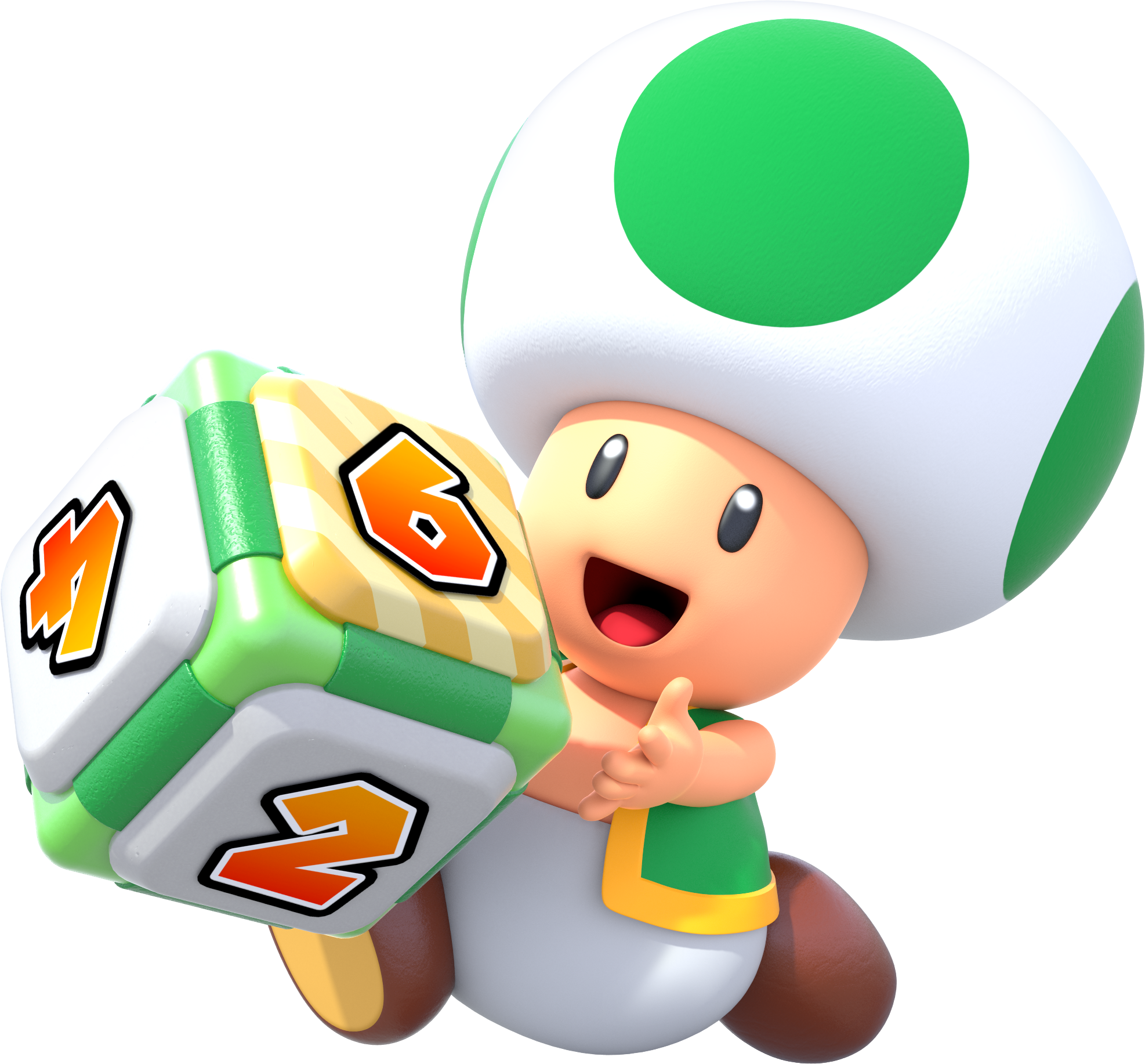 File:Green Toad - MarioPartyStarRush.png - Super Mario Wiki, the Mario ...