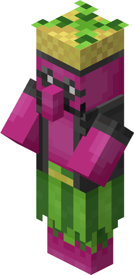 File:Minecraft Mario Mash-Up Swamp Cleric Villager Render.png - Super ...