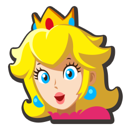 File:MRKB Peach Icon.png - Super Mario Wiki, the Mario encyclopedia