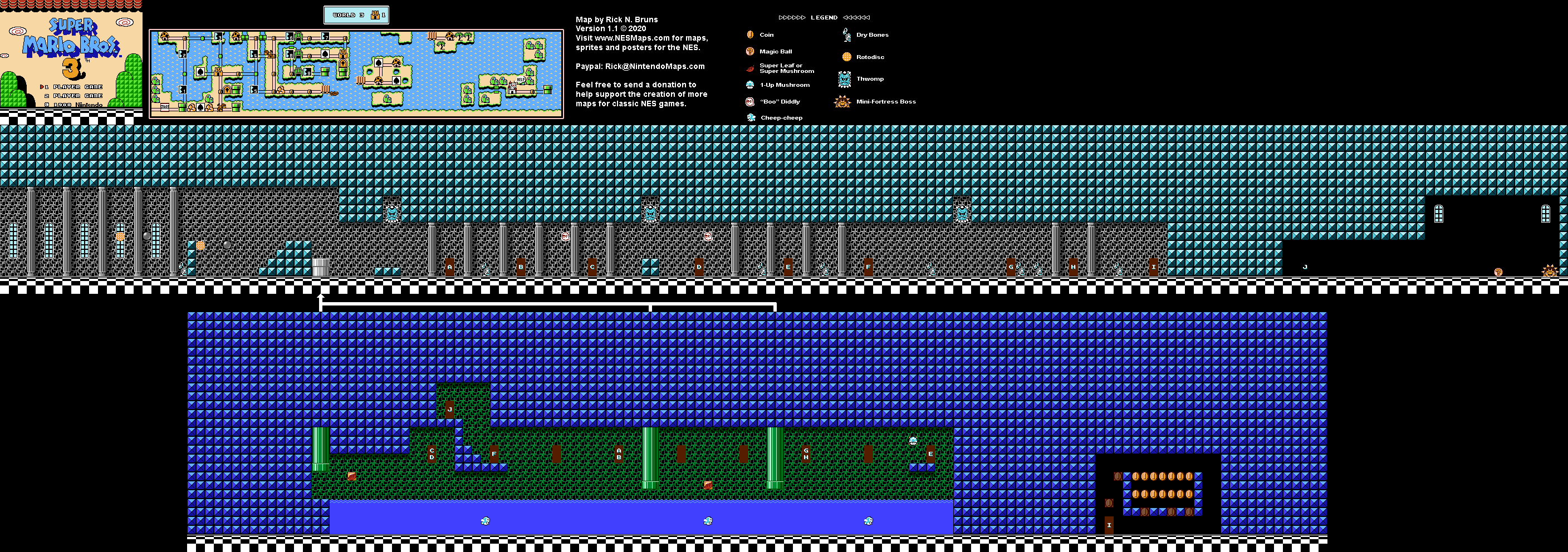 File:SMB3 World 3-F1 Map.png - Super Mario Wiki, the Mario encyclopedia
