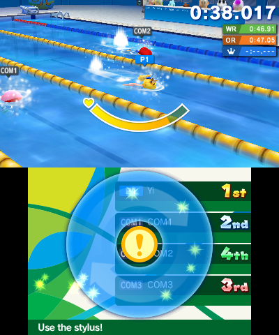 100m Freestyle Swimming (Mario & Sonic at the Rio 2016 Olympic Games ...