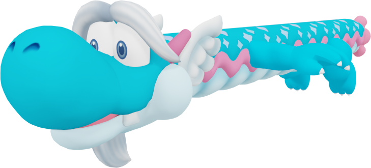 File:Ancient Dragon model SMBW.png - Super Mario Wiki, the Mario ...