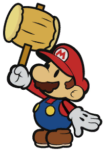 File:Mario with hammer PMTOK sprite.png - Super Mario Wiki, the Mario encyclopedia