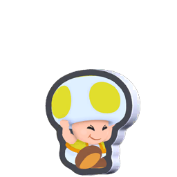 File:Standee Crouching Yellow Toad.png - Super Mario Wiki, the Mario ...