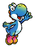 File:Sticker Yoshi Blue.png - Super Mario Wiki, the Mario encyclopedia