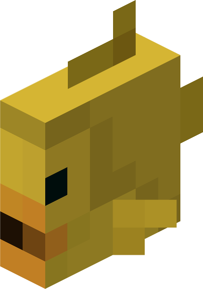 File:Minecraft Mario Mash-Up Tropical Fish Yellow Tang Render.png ...
