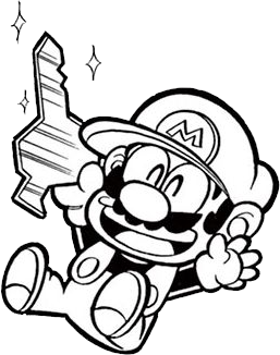 File:Big Key SMKun.png - Super Mario Wiki, the Mario encyclopedia