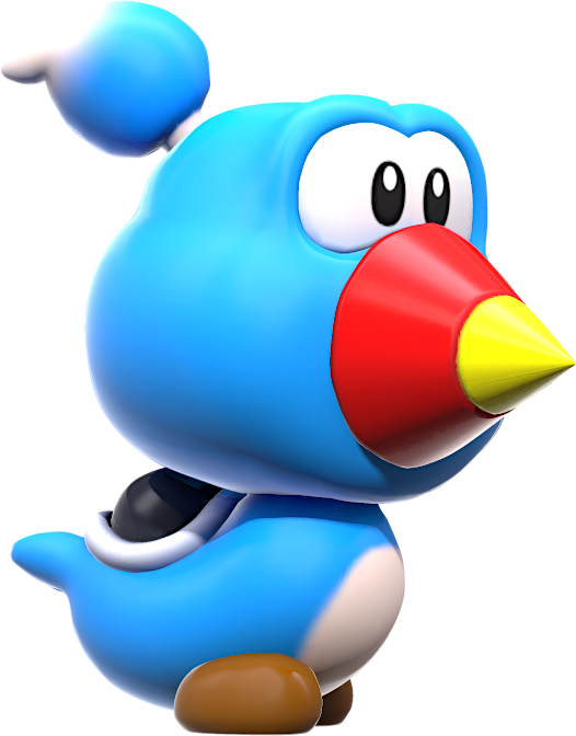 File:Blewbird (render) - SMBW.png - Super Mario Wiki, the Mario ...