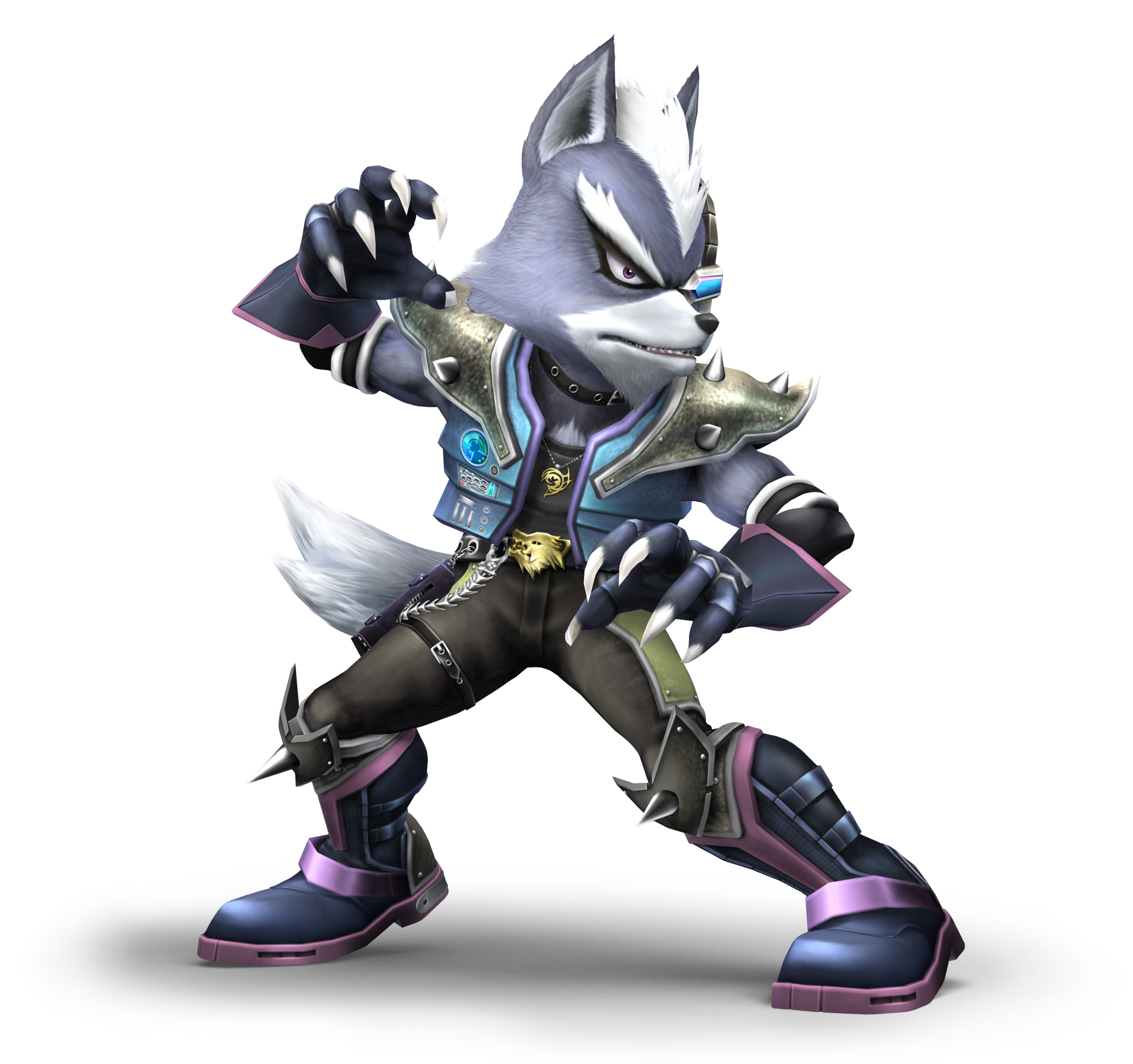 File:Wolf - Super Smash Bros Brawl (alt).png - Super Mario Wiki, the ...
