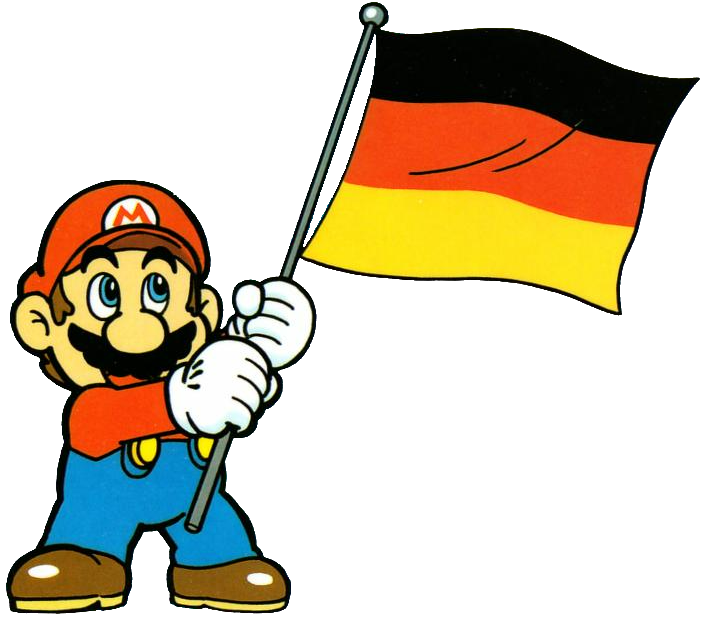 File:Club Nintendo Mario German Flag.png - Super Mario Wiki, the Mario ...