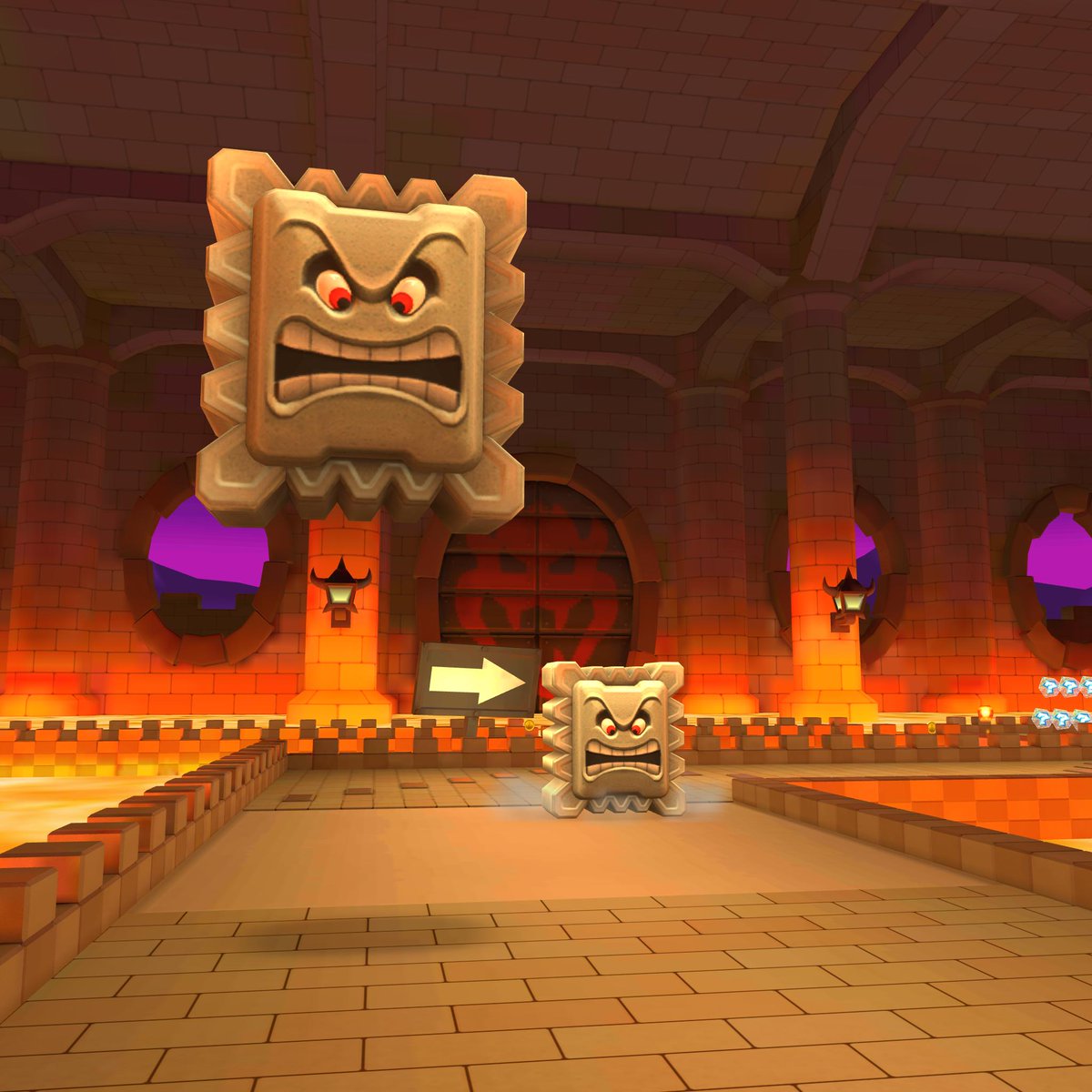 File:MKT GBA Bowser Castle 1 Scene.jpg - Super Mario Wiki, the Mario ...